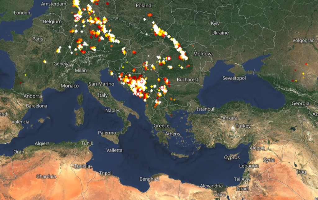 Λαίλαπα καταιγίδων Live: Πού εκδηλώνονται τώρα οι καταιγίδες - Dokari.gr