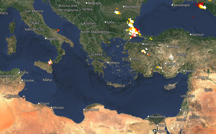 Καταιγίδες τώρα: Δείτε πού εκδηλώνονται Live - Dokari.gr
